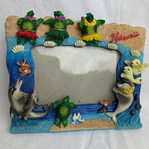 Chiefly Co. | Accents | Hawaii Themed Picture Frame With Sea Creatures ...